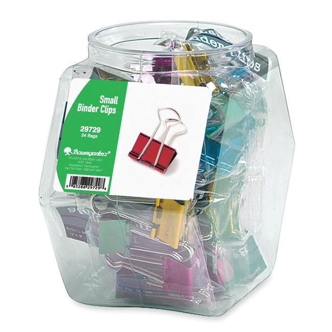 Binder Clips Small 3 4 Contemporary Metallic 24 Ds Asst - Bau29729 ...